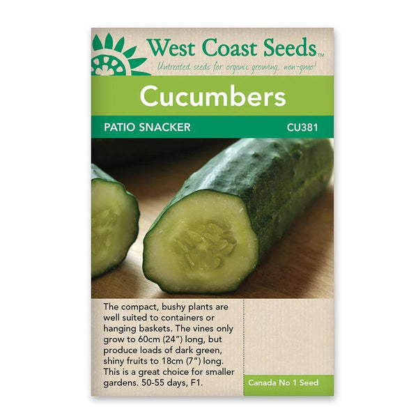 Cucumber Patio Snacker Seeds - Sheridan Nurseries Online