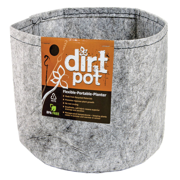 Dirt Pot - 2 Gallon Grey - Sheridan Nurseries