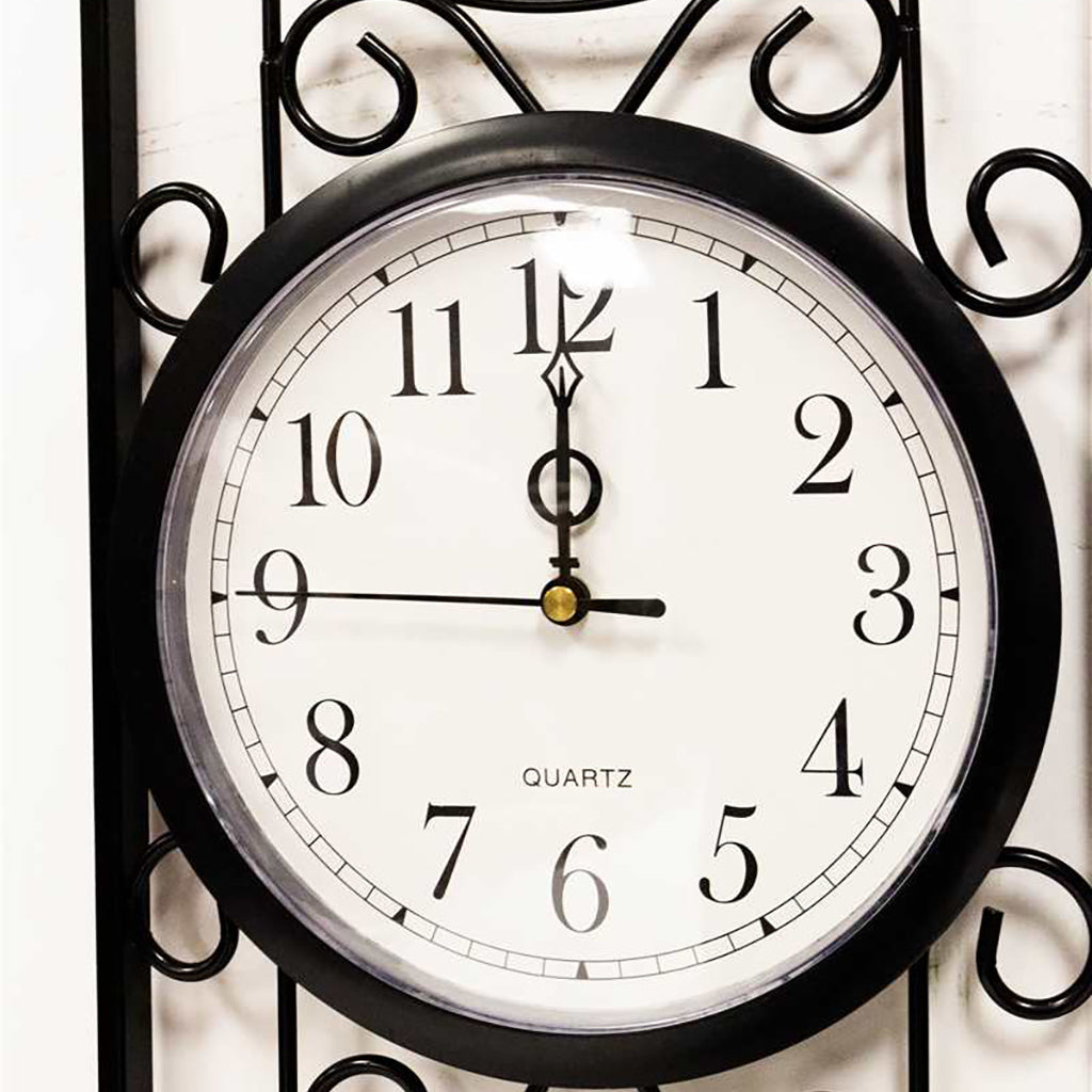 Filigree Clock with Thermometer - Sheridan Nurseries Online