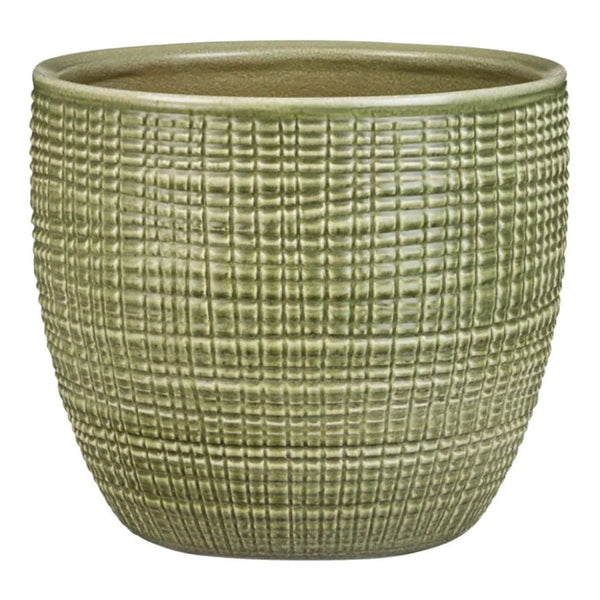 Corteza Ceramic Pot Menta - Sheridan Nurseries Online