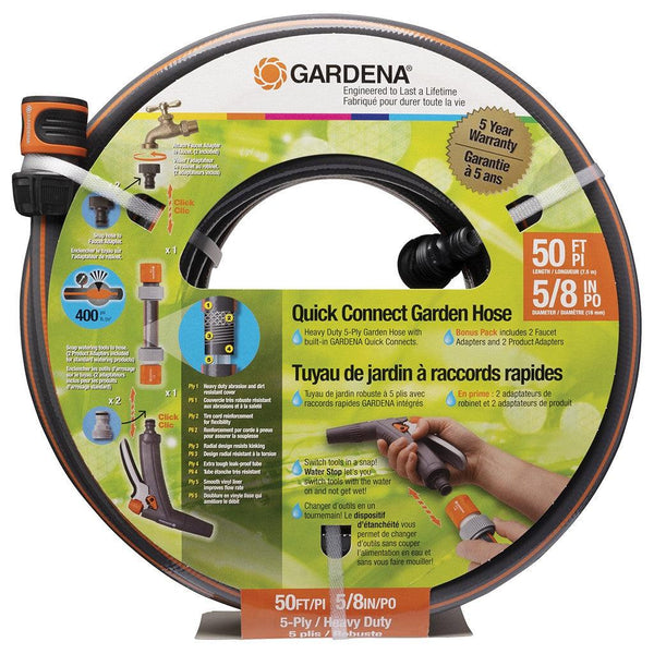 Gardena Hose Quickconn.5/8x50' - Sheridan Nurseries