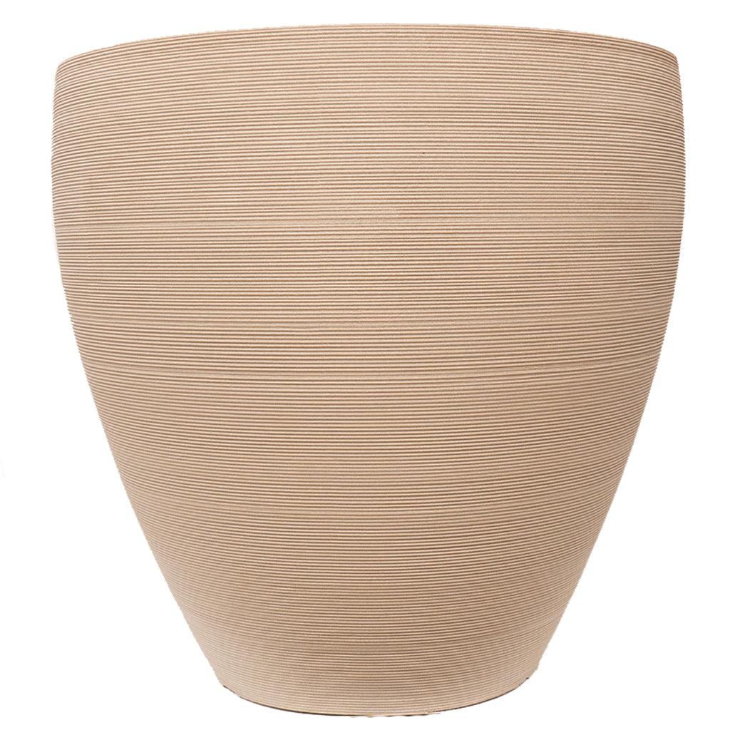Linea Ellipse Planter 78cm Sandstone - Sheridan Nurseries Online