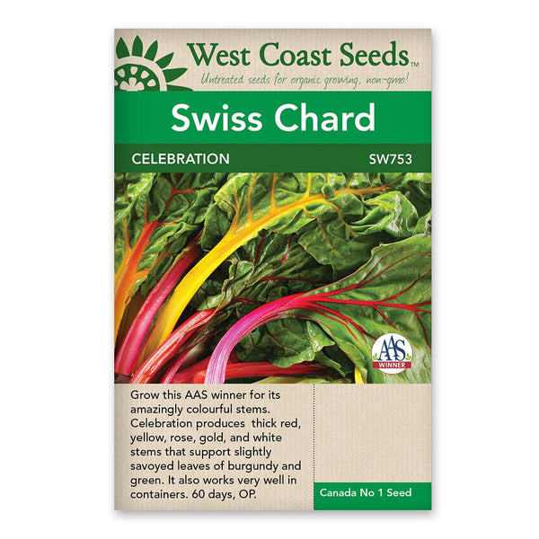 Swiss Chard Celebration Seeds - Sheridan Nurseries