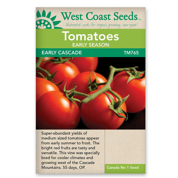 Tomatoes Early Cascade Seeds - Sheridan Nurseries