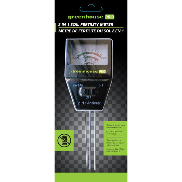 2 in 1 Soil Fertility PH Meter - Sheridan Nurseries Online